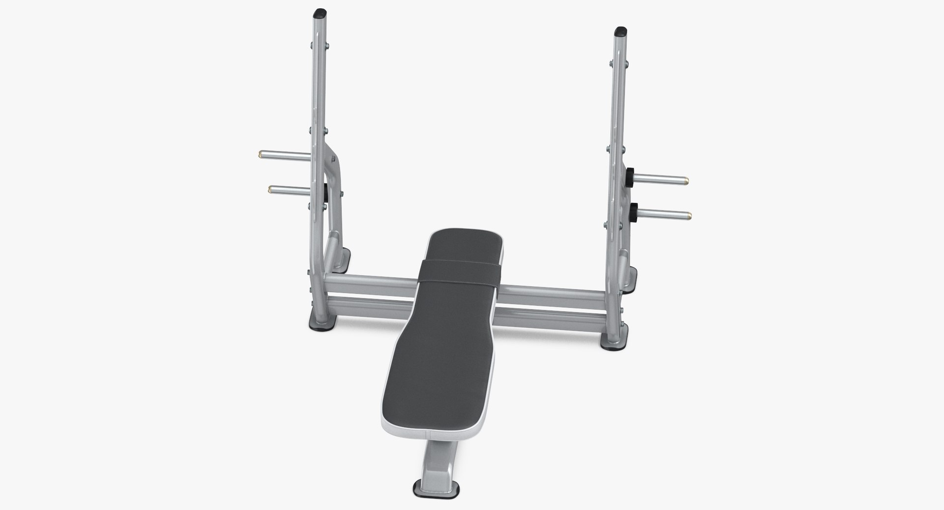 3D Flat Press Bench Model - TurboSquid 1258668