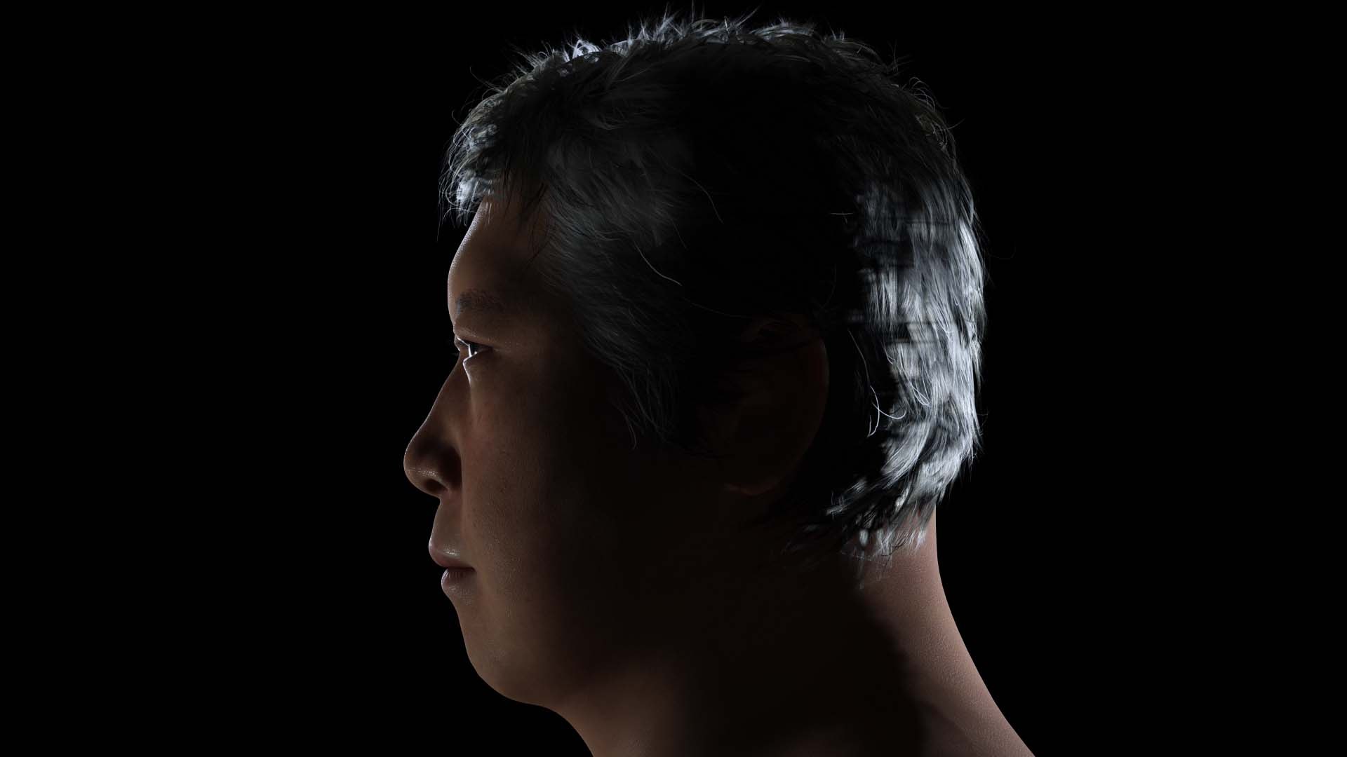 3D Realistic Asian Fat Man Low-poly - TurboSquid 2230089