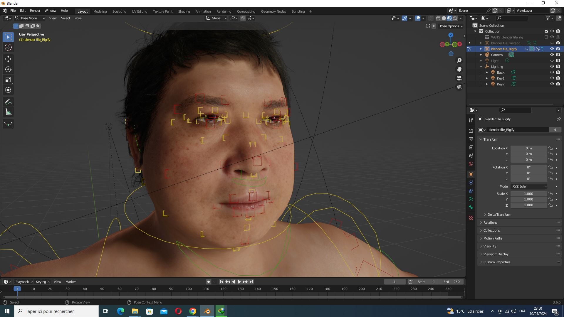 3D Realistic Asian Fat Man Low-poly - TurboSquid 2230089