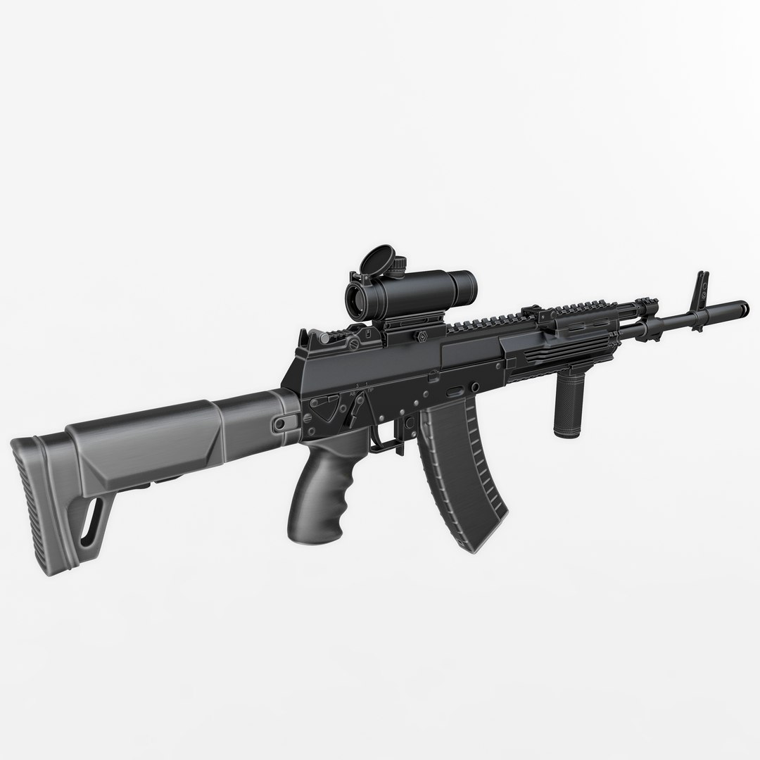 Kalashnikov Ak-12 Newest 01 3d Model