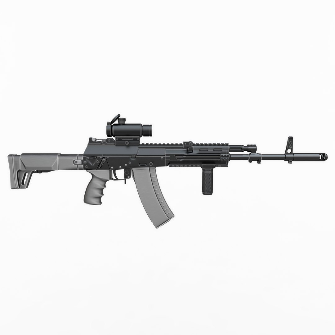 Kalashnikov Ak-12 Newest 01 3d Model