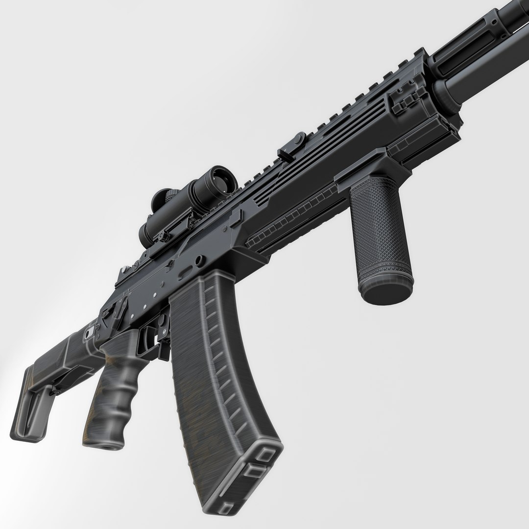 Kalashnikov Ak-12 Newest 01 3d Model
