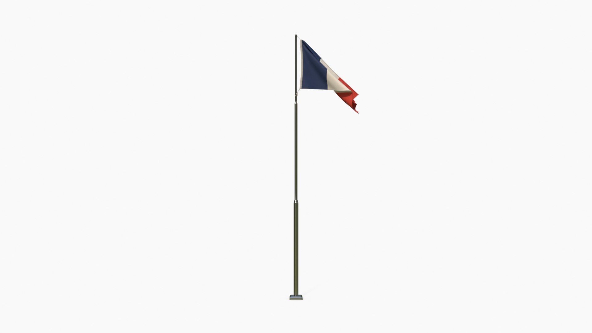 Animated France Flag 3D model - TurboSquid 1794761