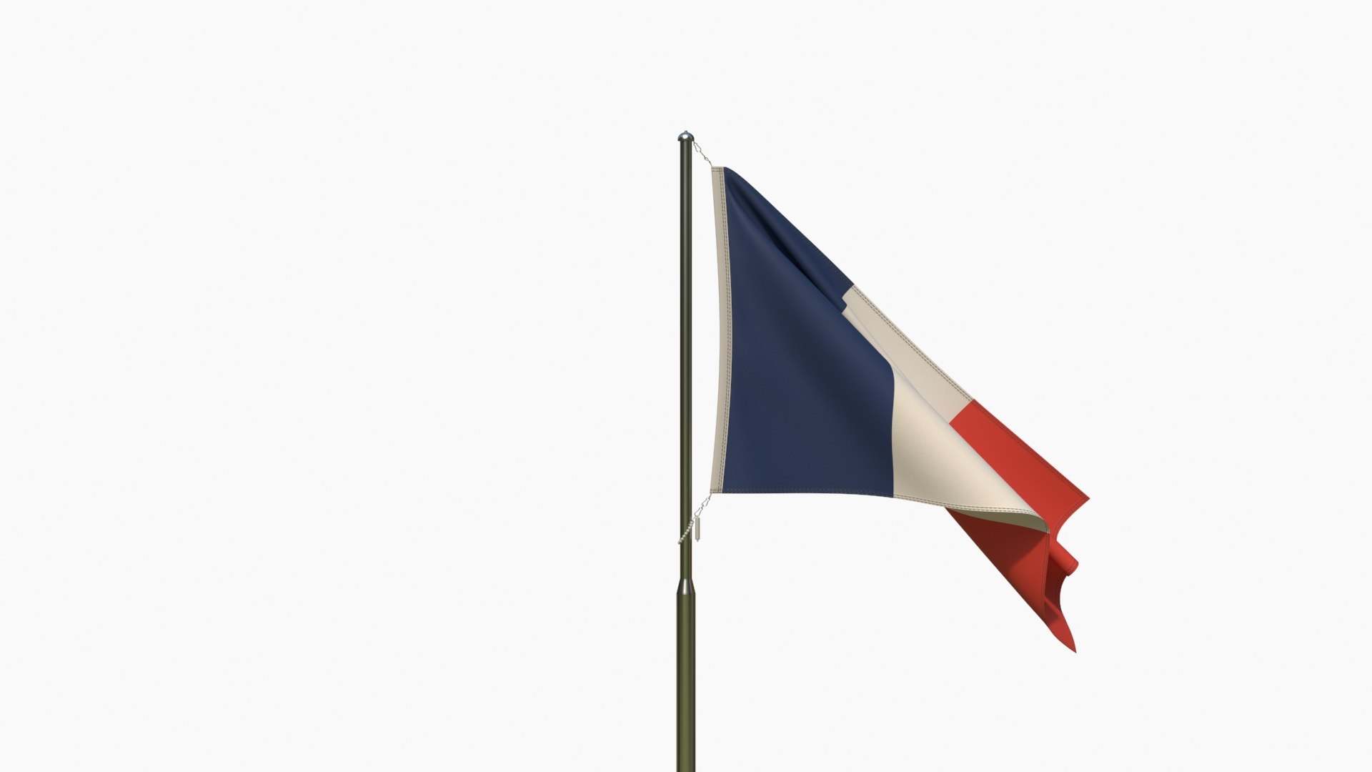 Animated France Flag 3D model - TurboSquid 1794761