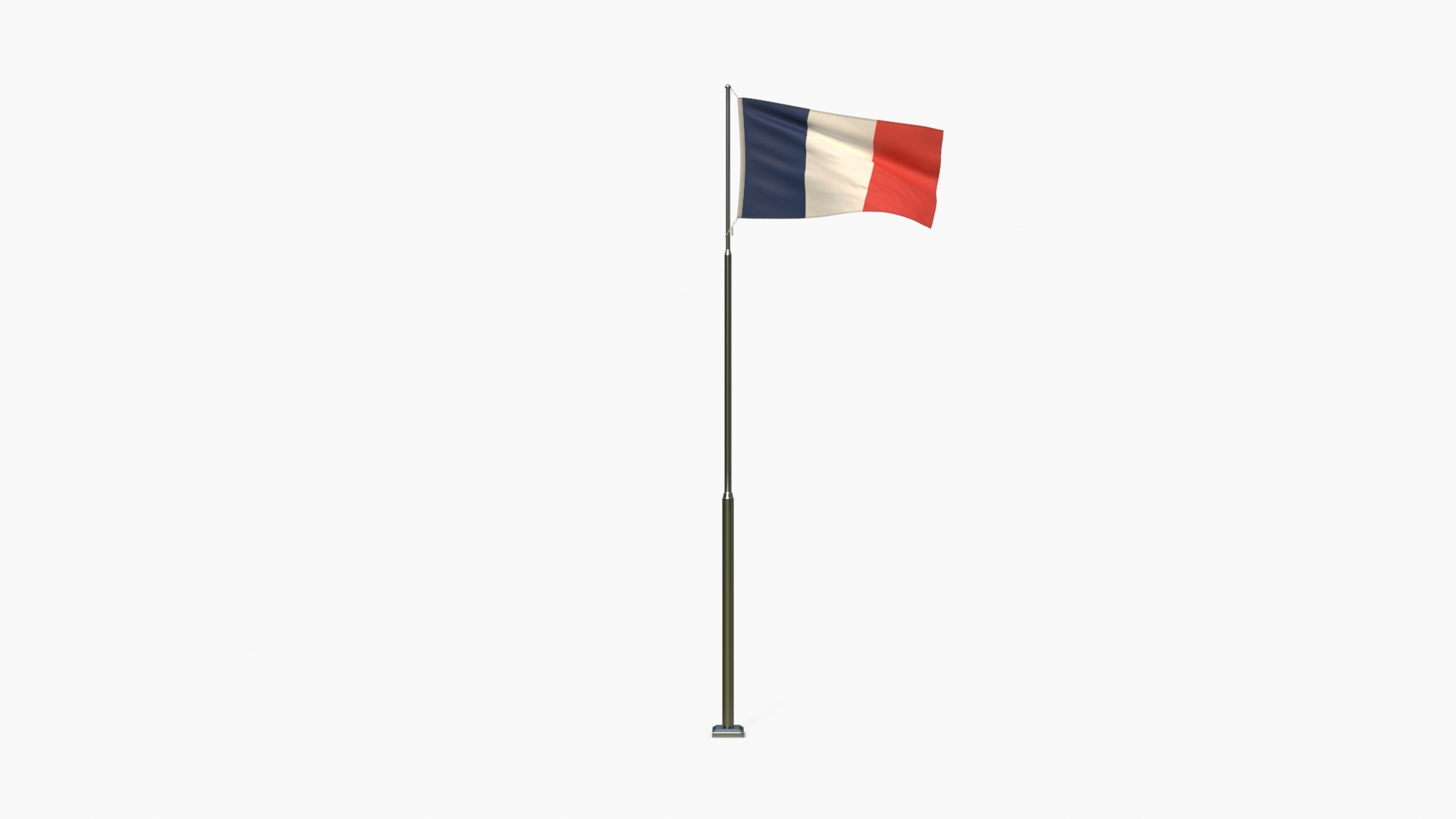 Animated France Flag 3D model - TurboSquid 1794761
