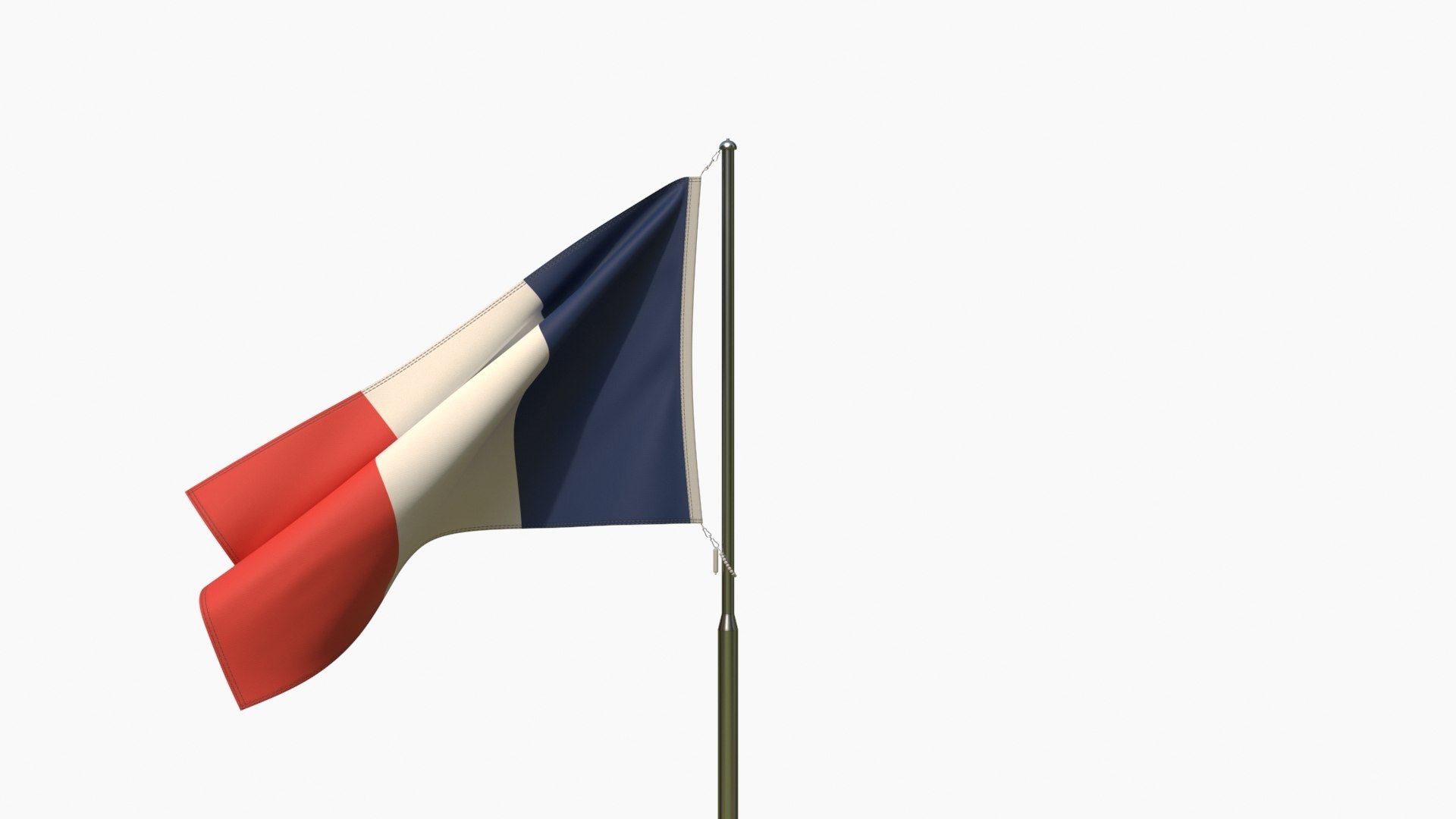 Animated France Flag 3D model - TurboSquid 1794761