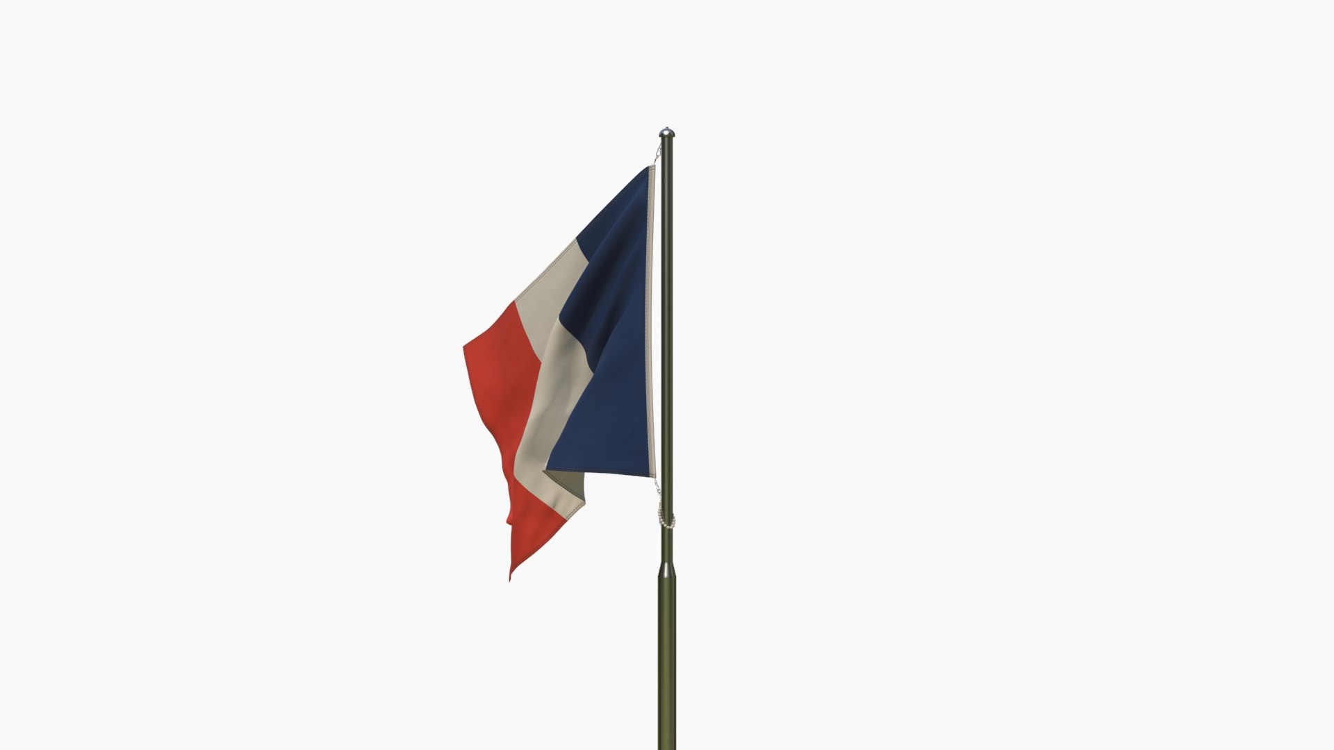 Animated France Flag 3D model - TurboSquid 1794761