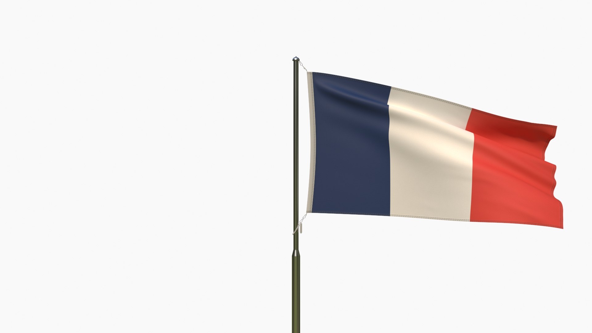 Animated France Flag 3D model - TurboSquid 1794761