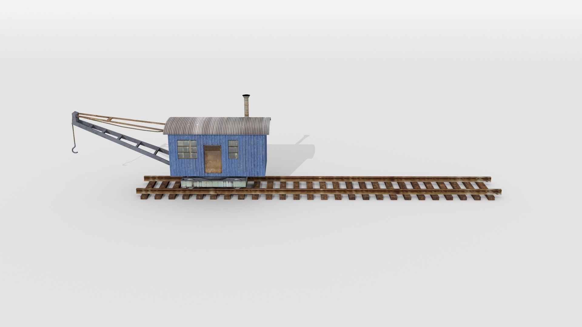 Old Crane 3D Model - TurboSquid 1409522
