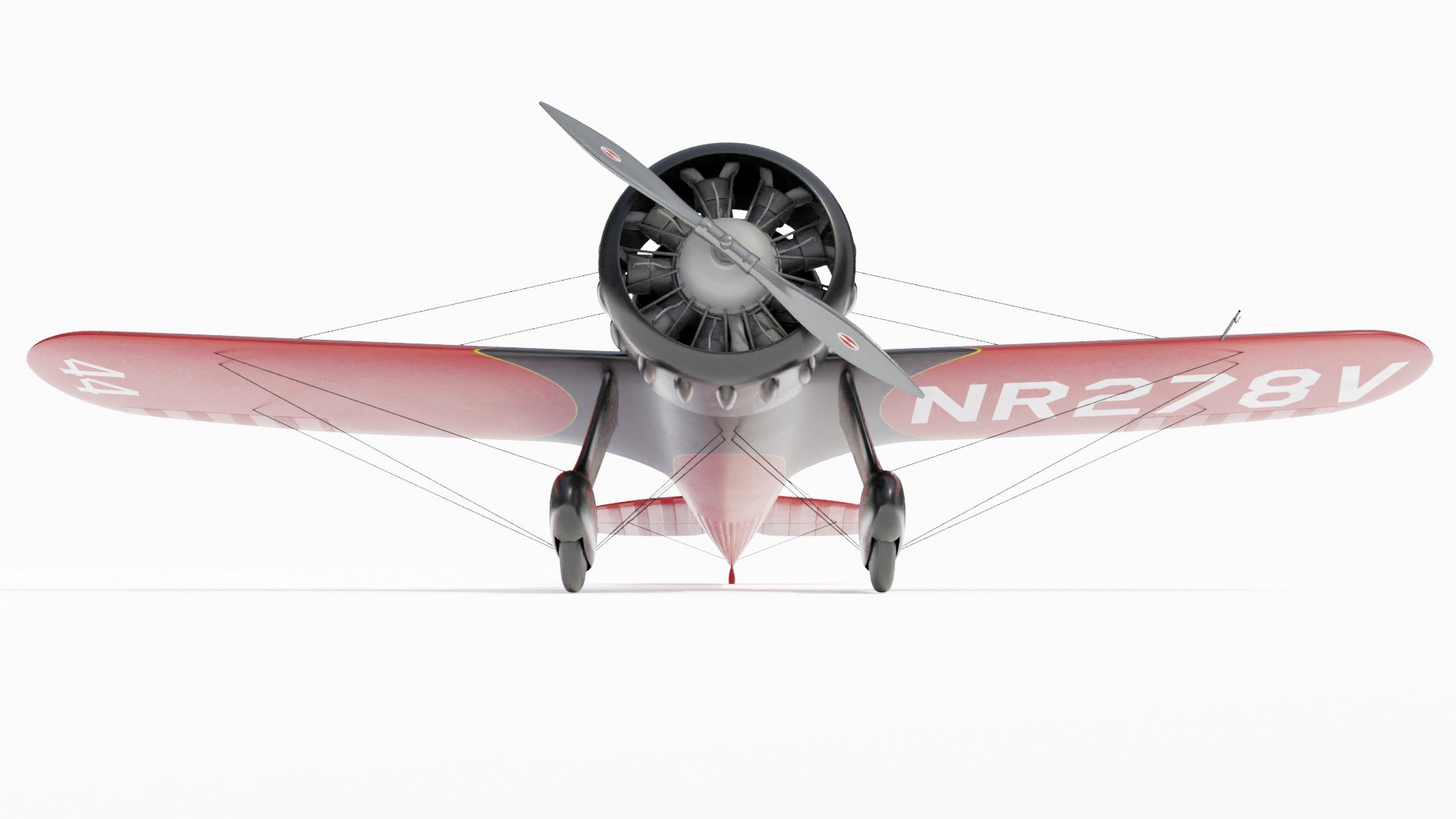 Wedell Williams Model 44 Number 44 3D Model - TurboSquid 2027033