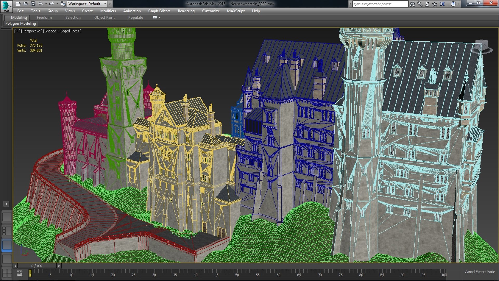 3d model neuschwanstein castle