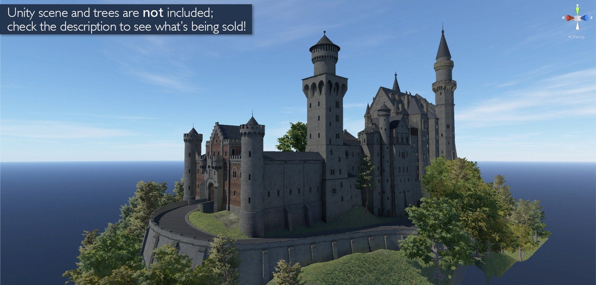 3d model neuschwanstein castle
