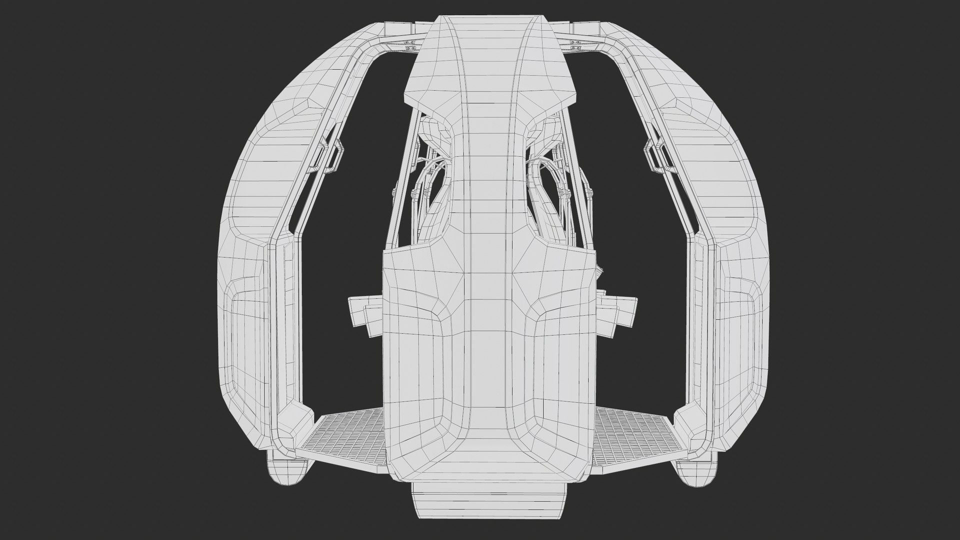 3D Frog X-T6 Offshore Crane Transfer Carrier - TurboSquid 1893660