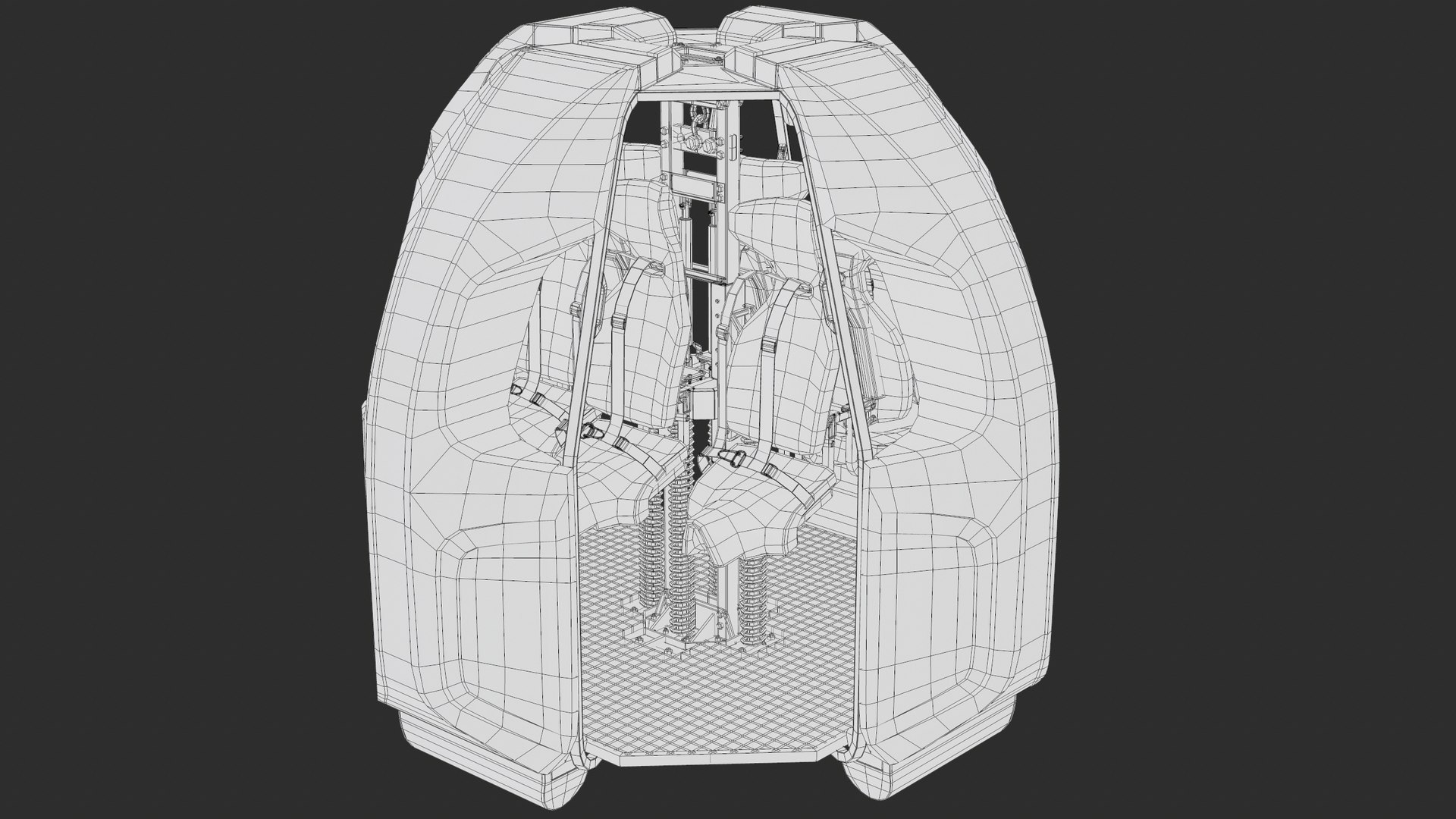 3D Frog X-T6 Offshore Crane Transfer Carrier - TurboSquid 1893660