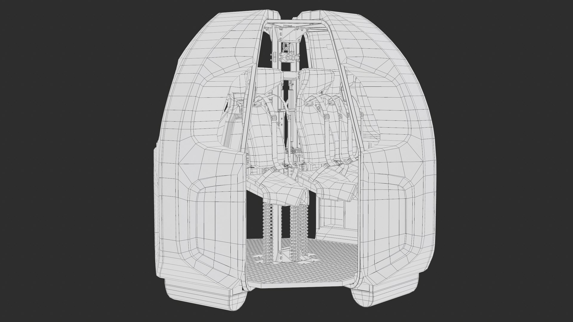 3D Frog X-T6 Offshore Crane Transfer Carrier - TurboSquid 1893660