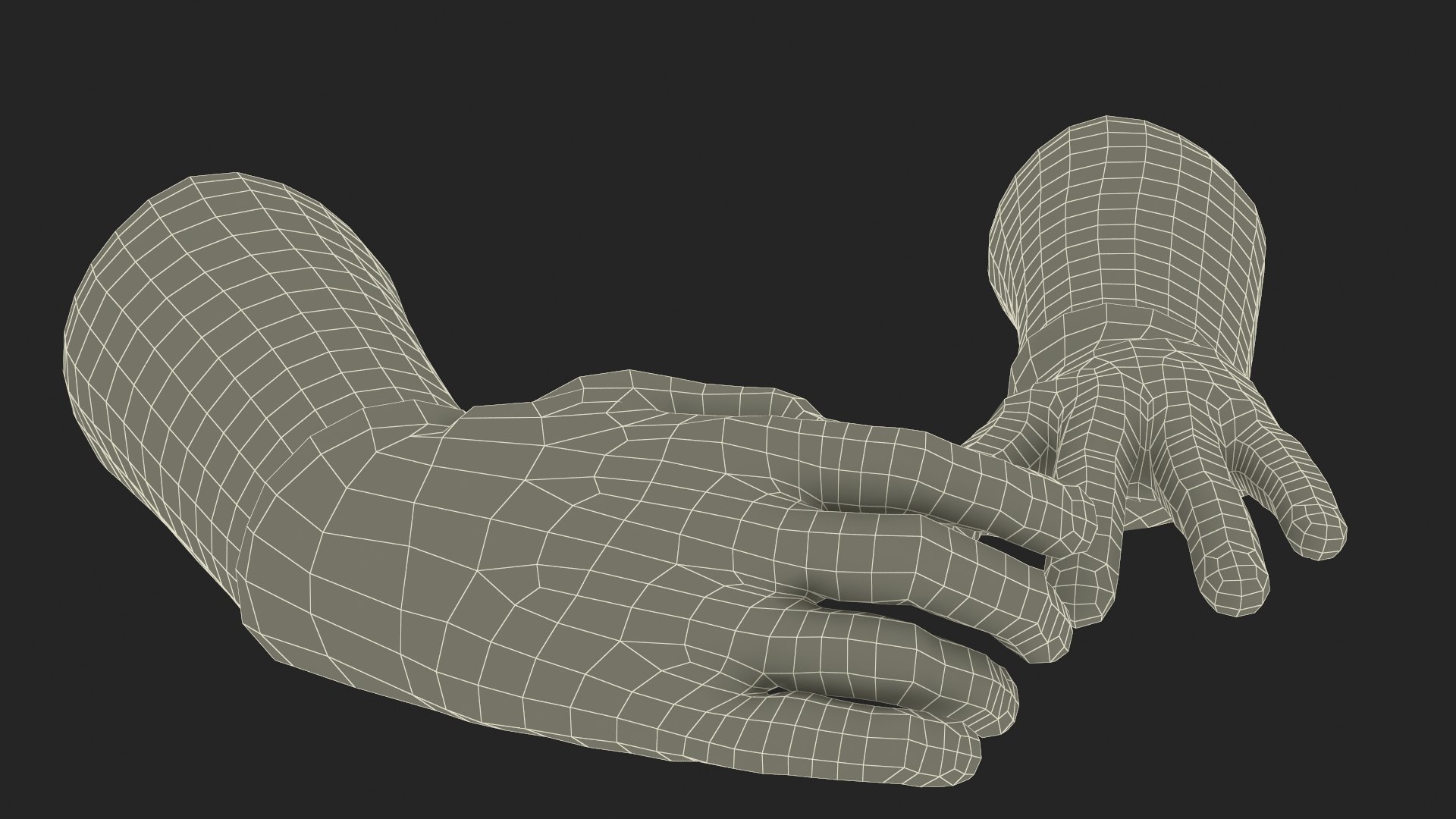 Gloved Hands Medical Black Rigged For Maya 3D Model - TurboSquid 2369015