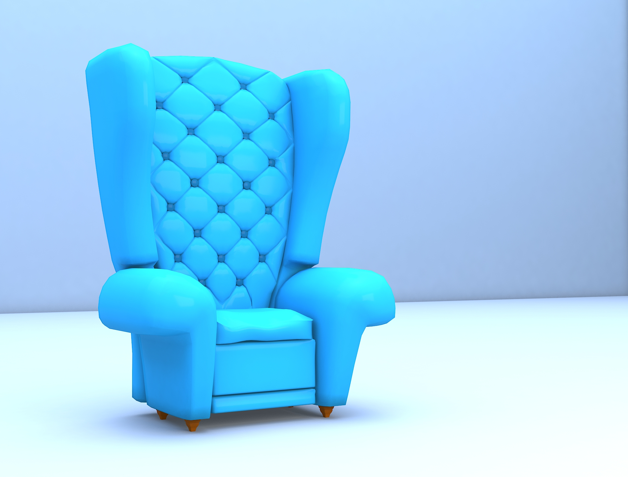 3D 3D Cartoon Armchair 01 - TurboSquid 1721625