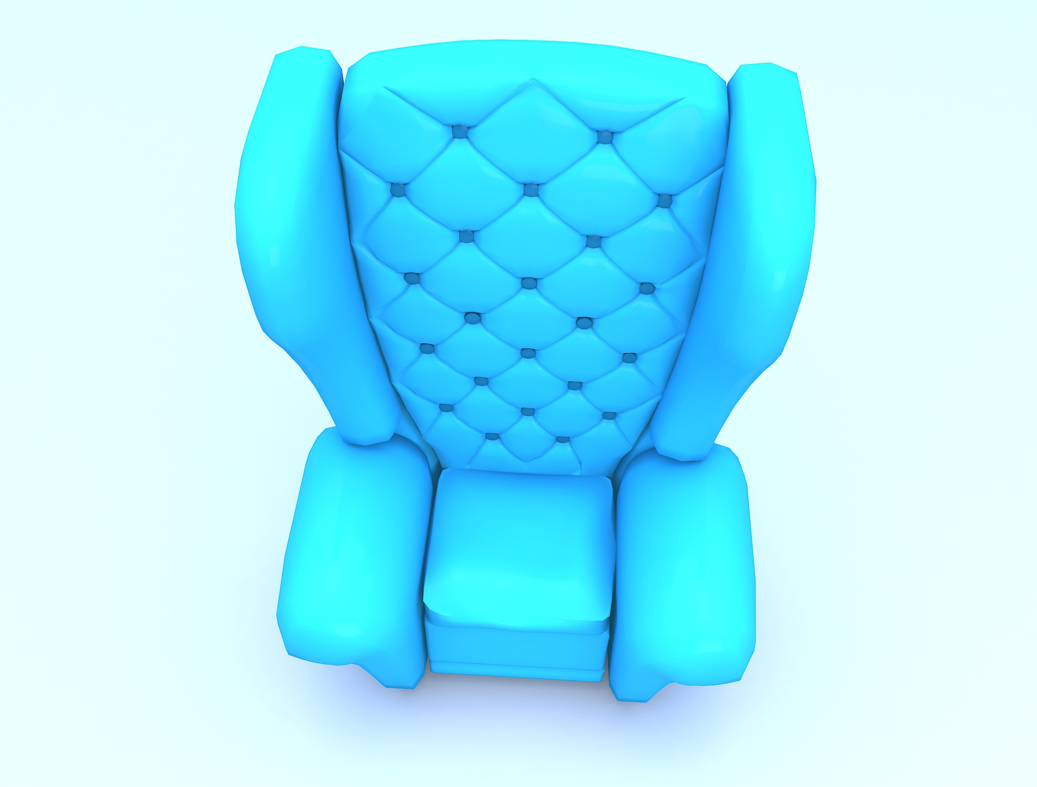 3D 3D Cartoon Armchair 01 - TurboSquid 1721625