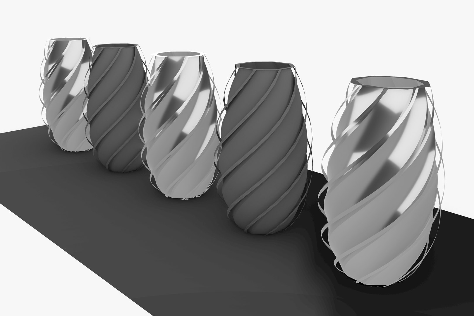 Flower Pots Collection 3D model - TurboSquid 1965945