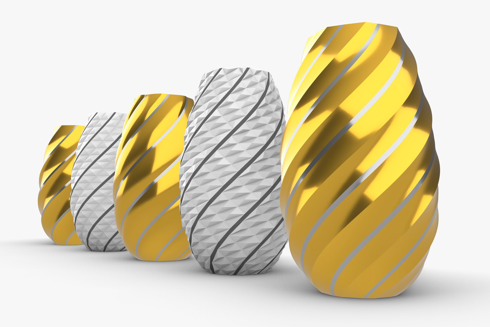 Flower Pots Collection 3D model - TurboSquid 1965945