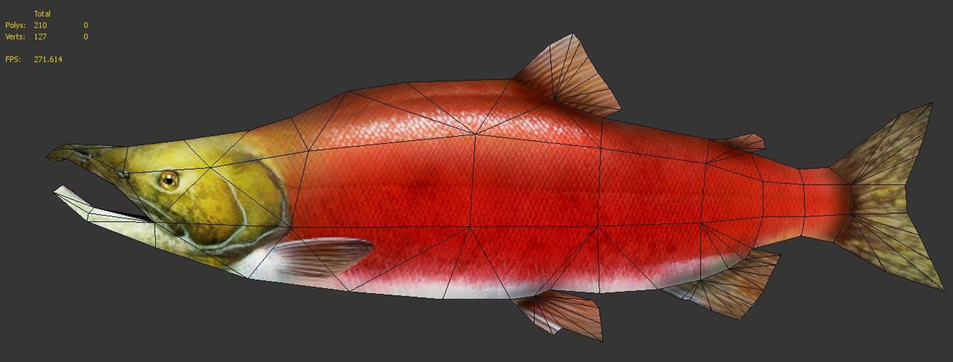 Sockeye Salmon 3D Model - TurboSquid 1416081