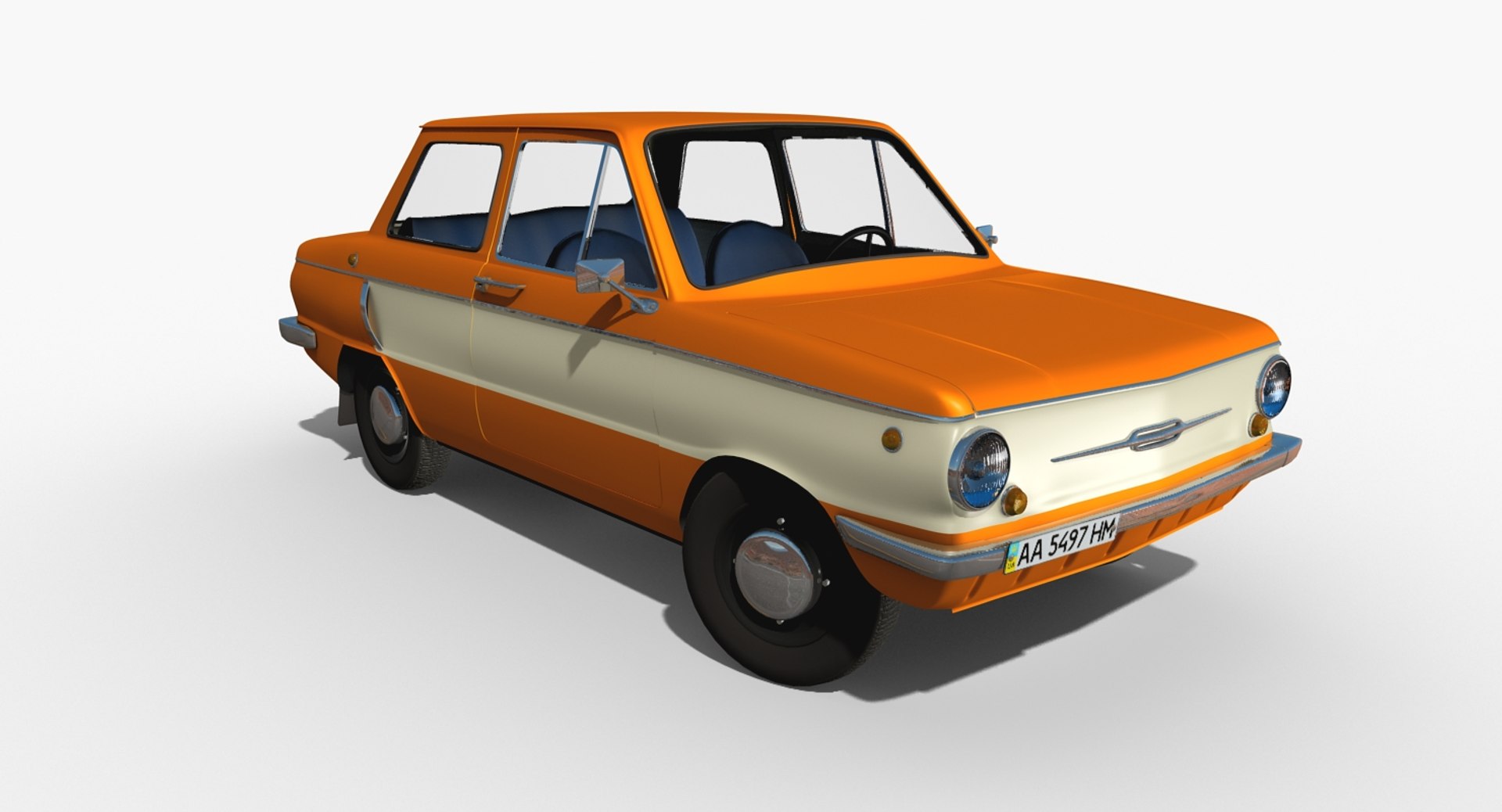 3d model zaz-968 zaporozhets