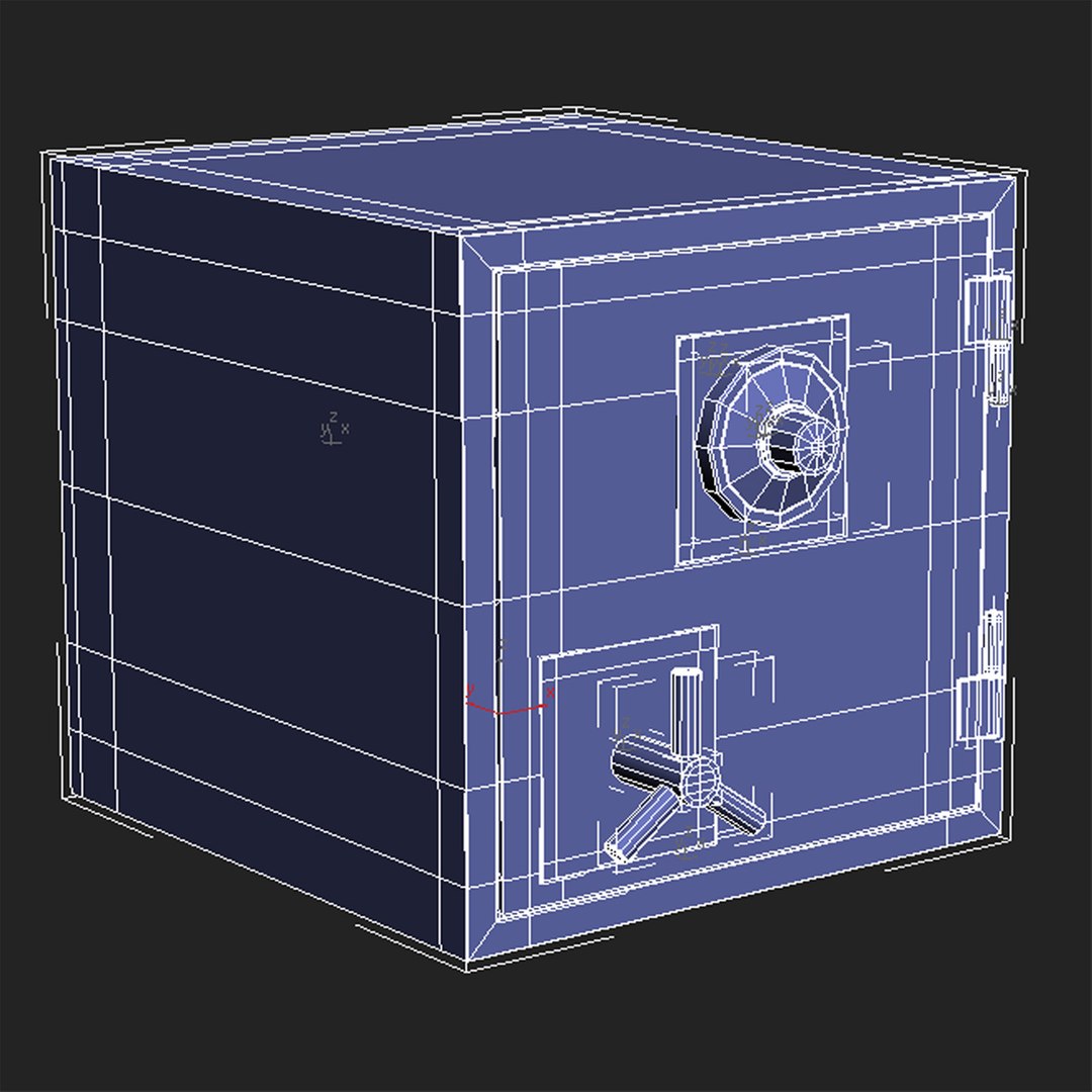 3d Safe Combination Lock Model