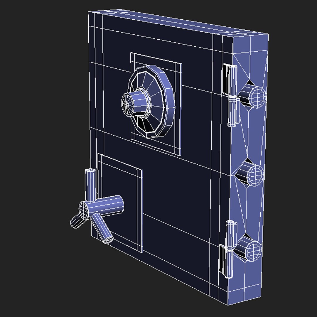 3d Safe Combination Lock Model