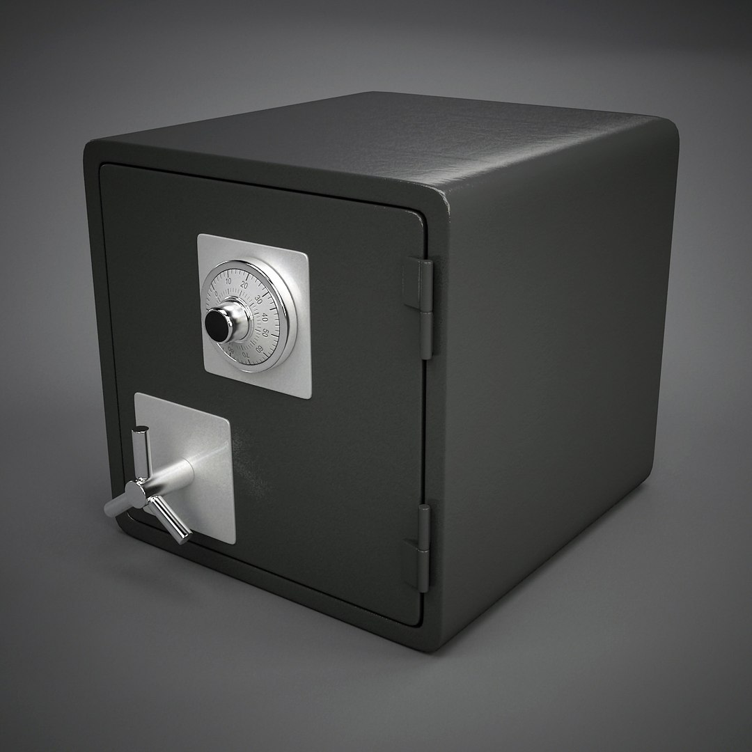 3d Safe Combination Lock Model
