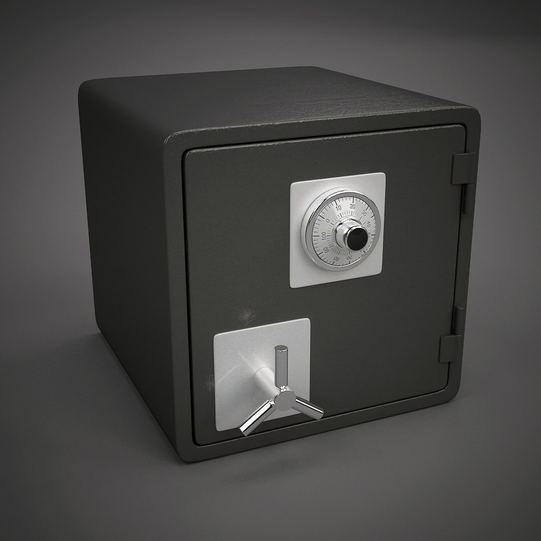 3d Safe Combination Lock Model