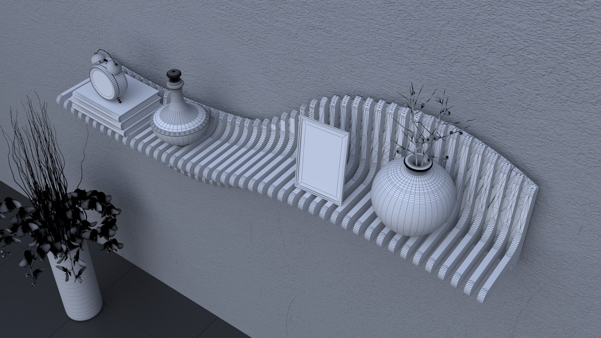 3D Parametric Wall Art 3d Model And DXF Cutting File - TurboSquid 2242285