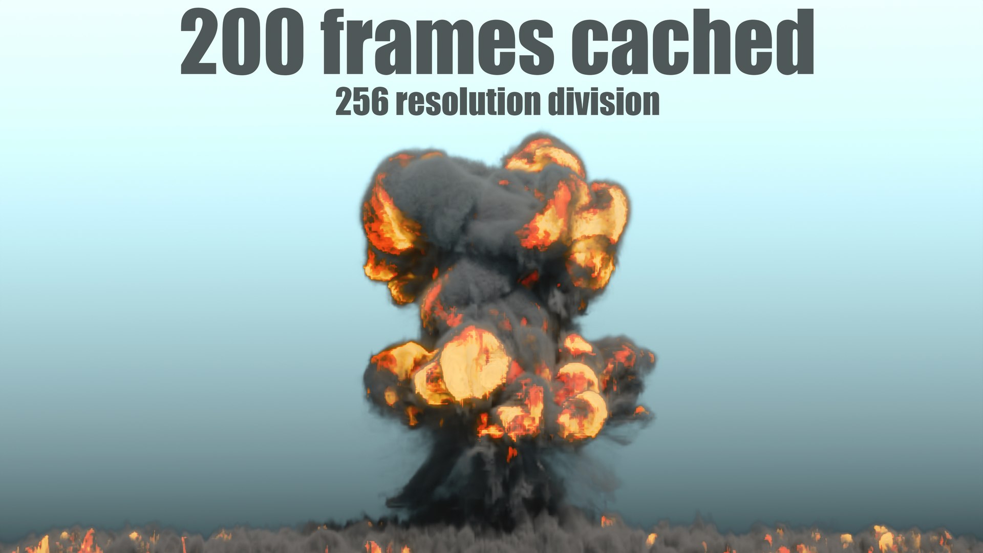 3D Big Explosion Smoke Simulation Blender - TurboSquid 2035791