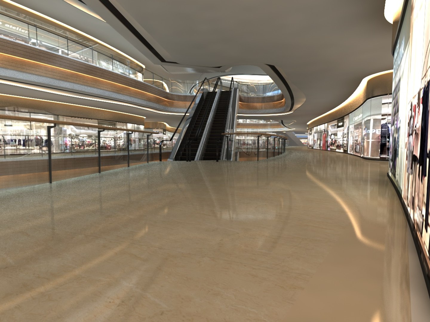 Shopping Mall 1 3D - TurboSquid 2049534