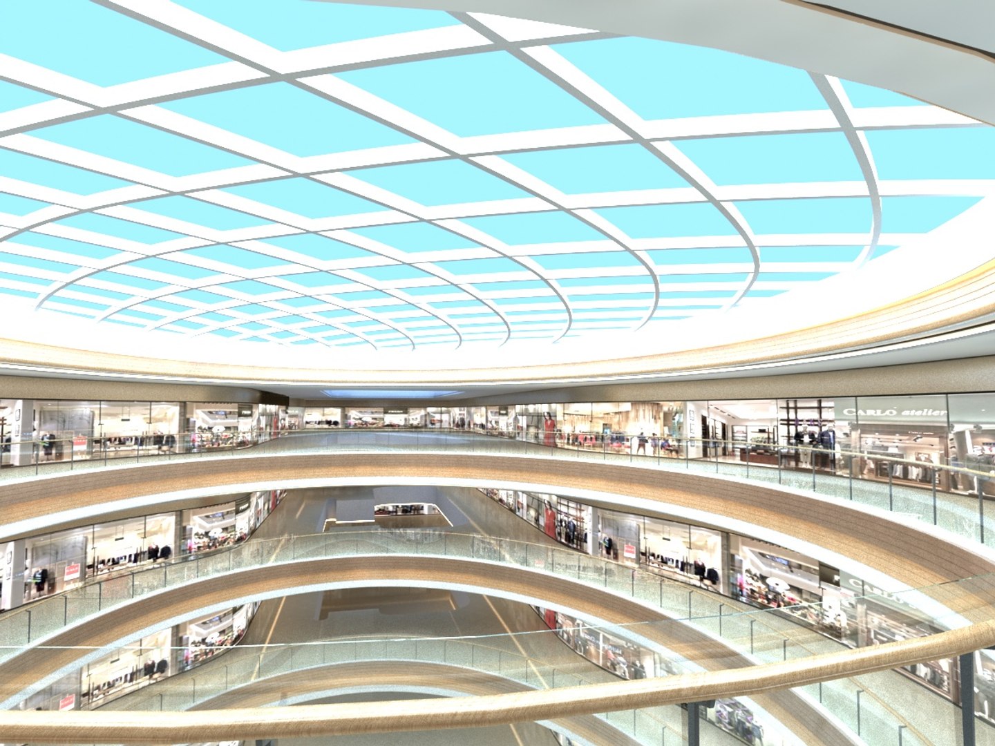 Shopping Mall 1 3D - TurboSquid 2049534