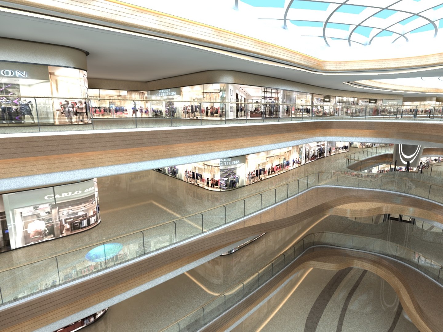 Shopping Mall 1 3D - TurboSquid 2049534