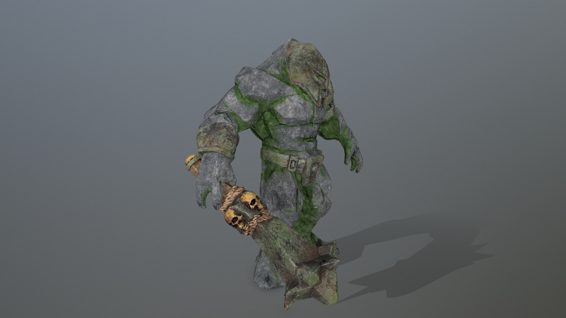 3D Rock Monster Model - TurboSquid 1937632