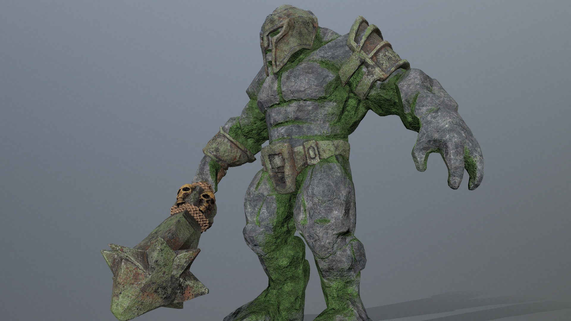 3D Rock Monster Model - TurboSquid 1937632