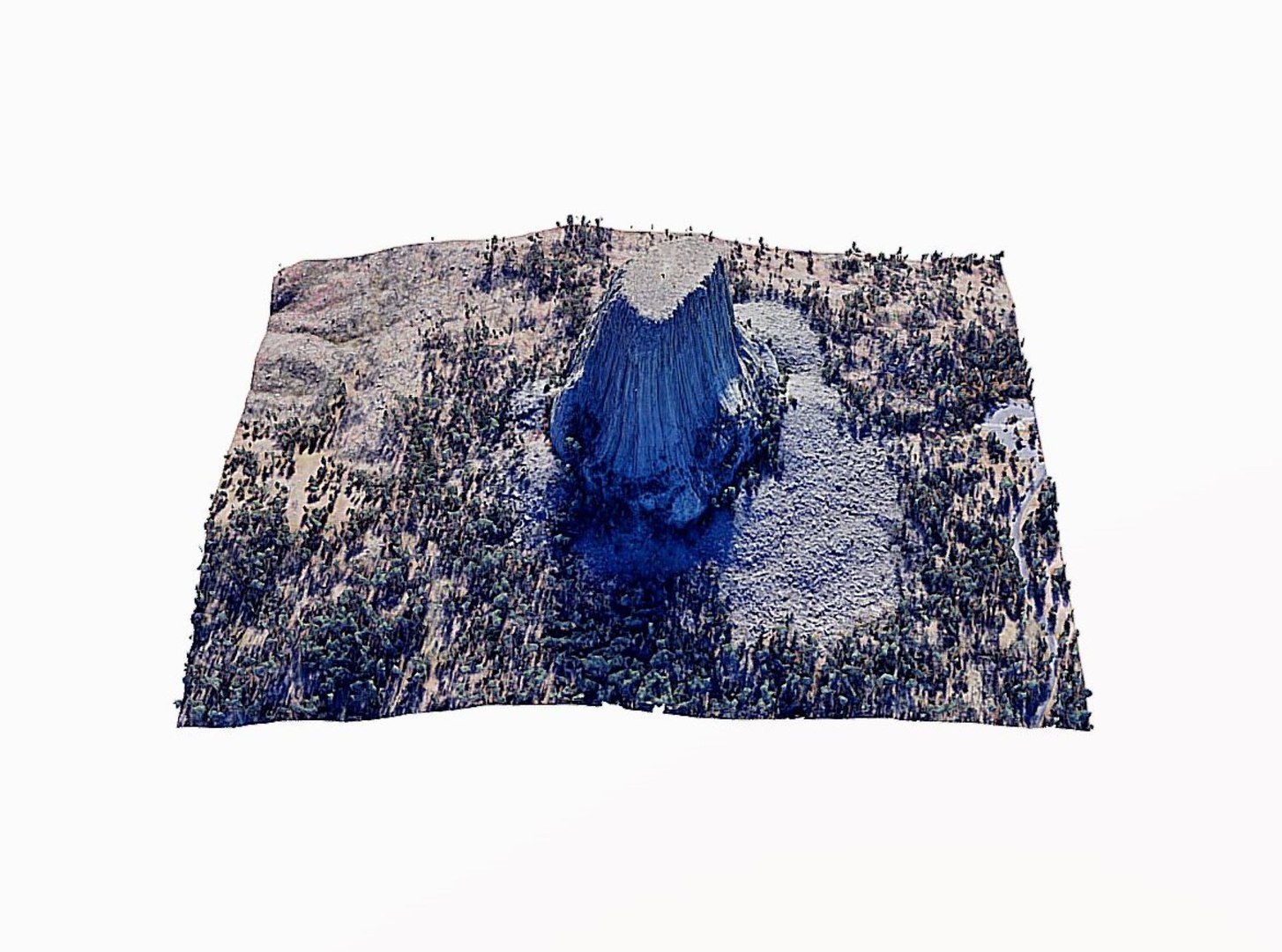 3D Model Devils Tower - TurboSquid 1850401