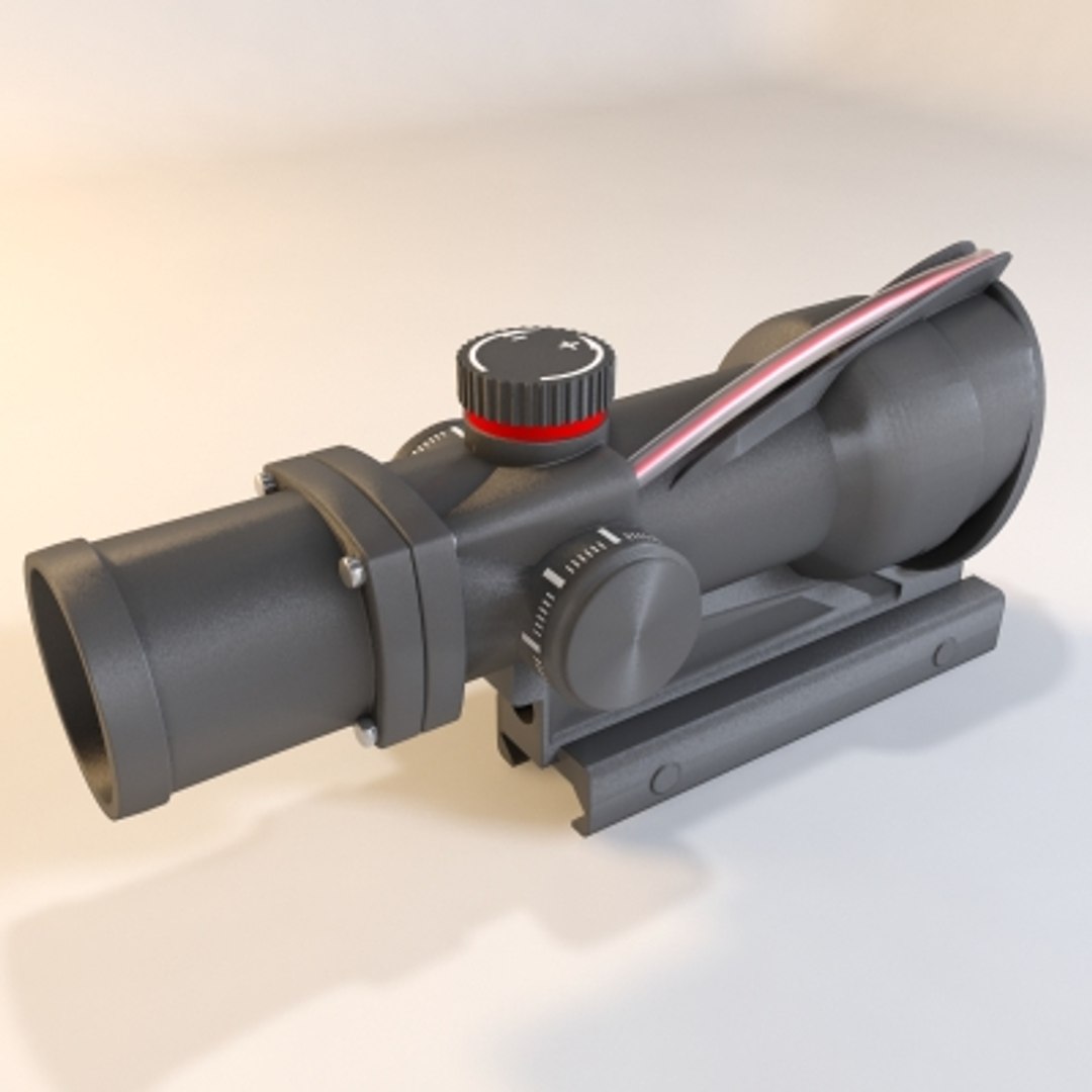 Advanced Combat Optical Gunsight 3d Model