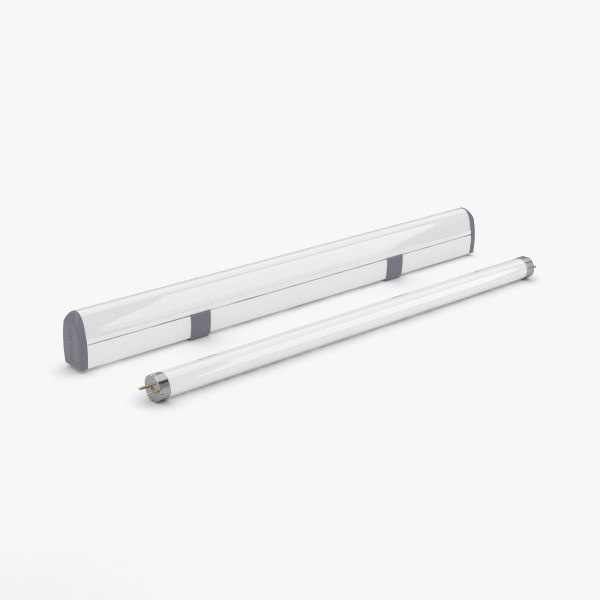 white fluorescent light 3d model