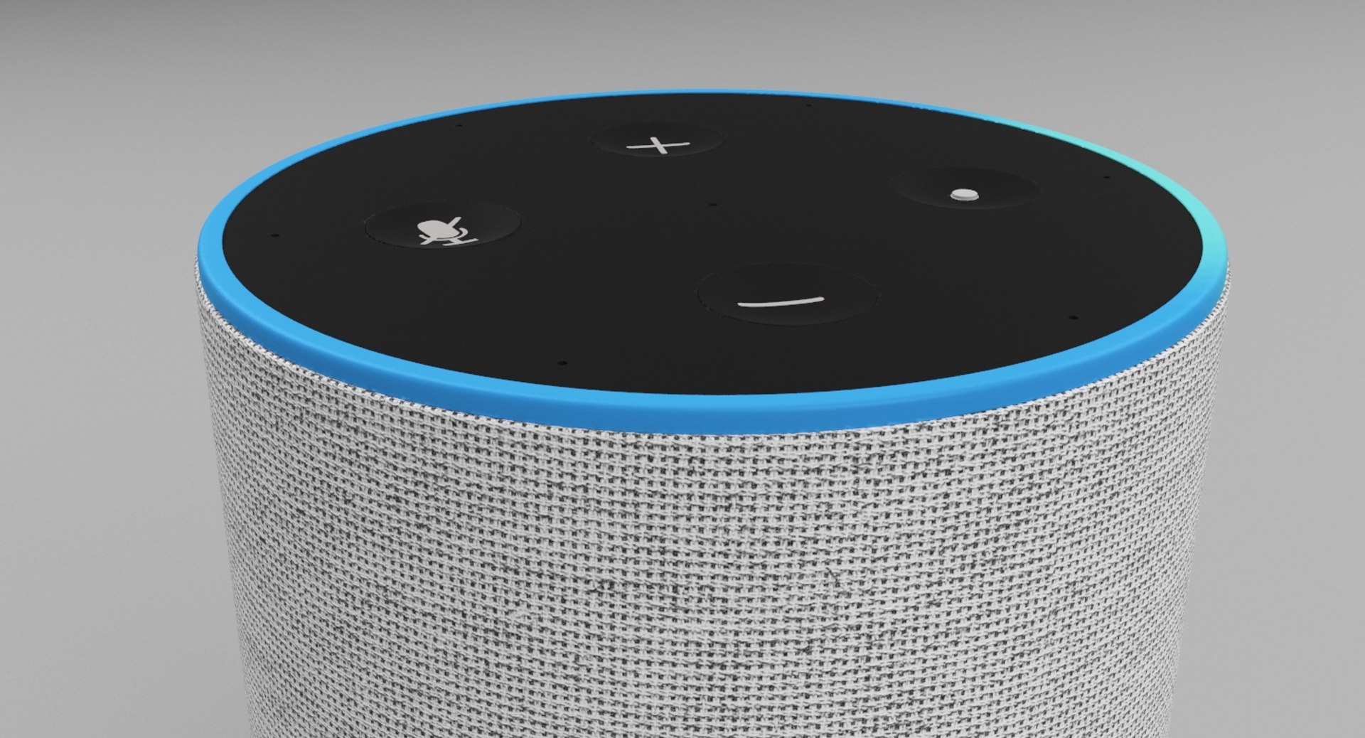 Amazon Echo New White 3D Model - TurboSquid 1284279