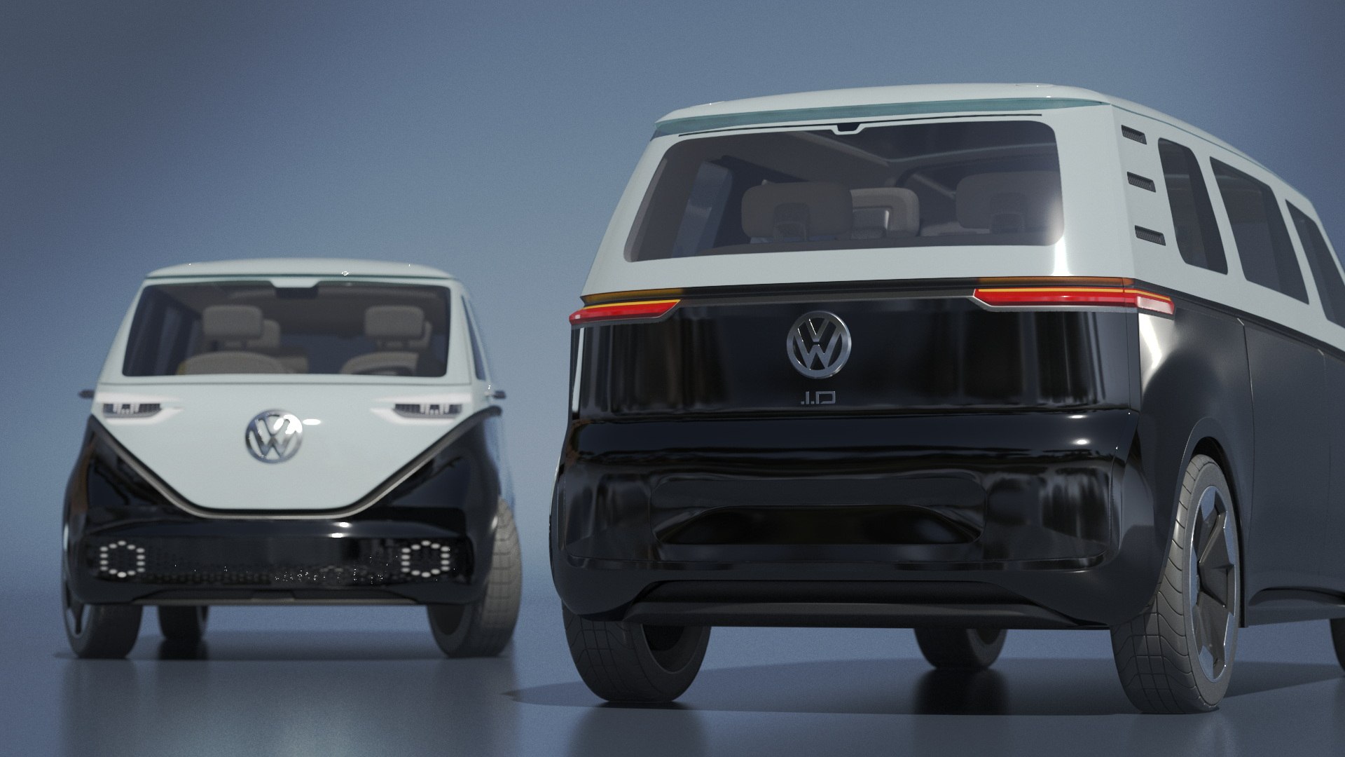 Volkswagen Minivan ID Buzz Rigged For Maya Model - TurboSquid 2299644