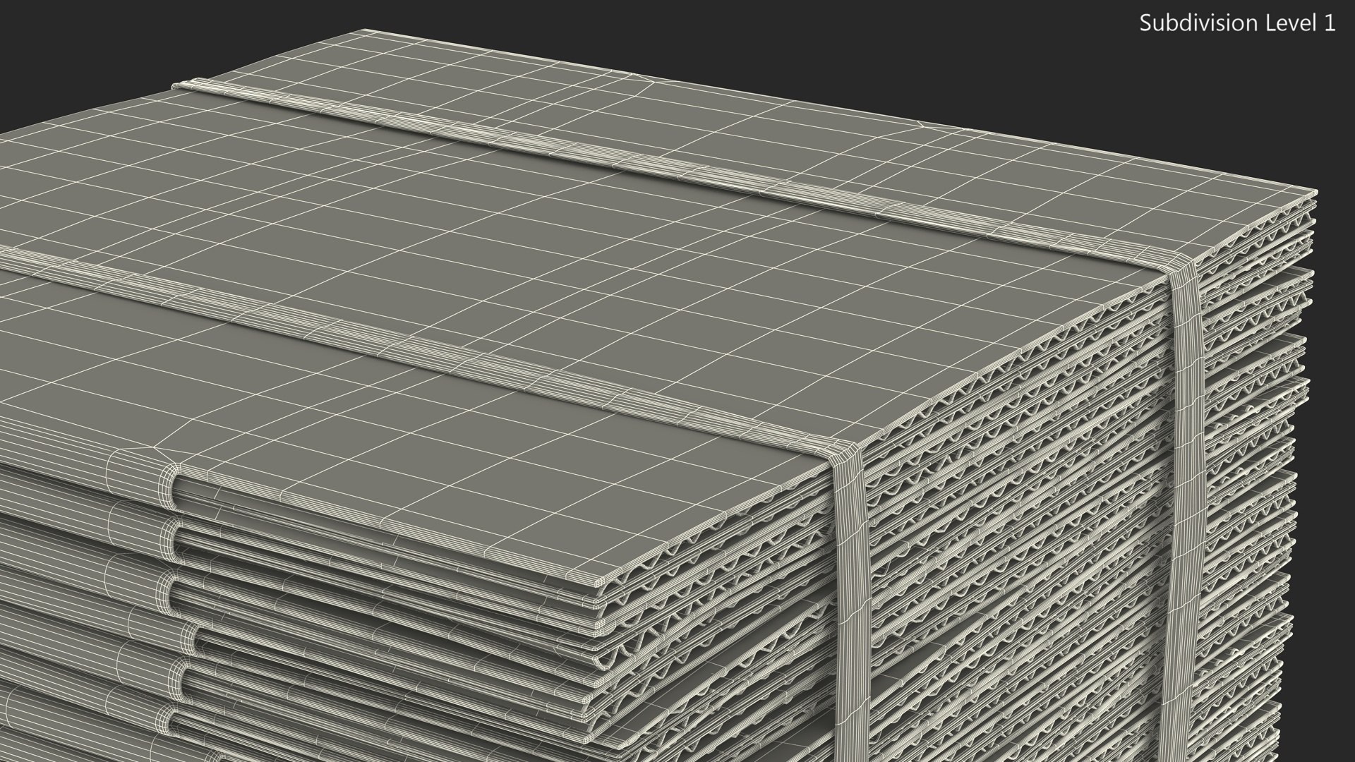 Stack of Folded Cardboard Boxes 3D - TurboSquid 2135019