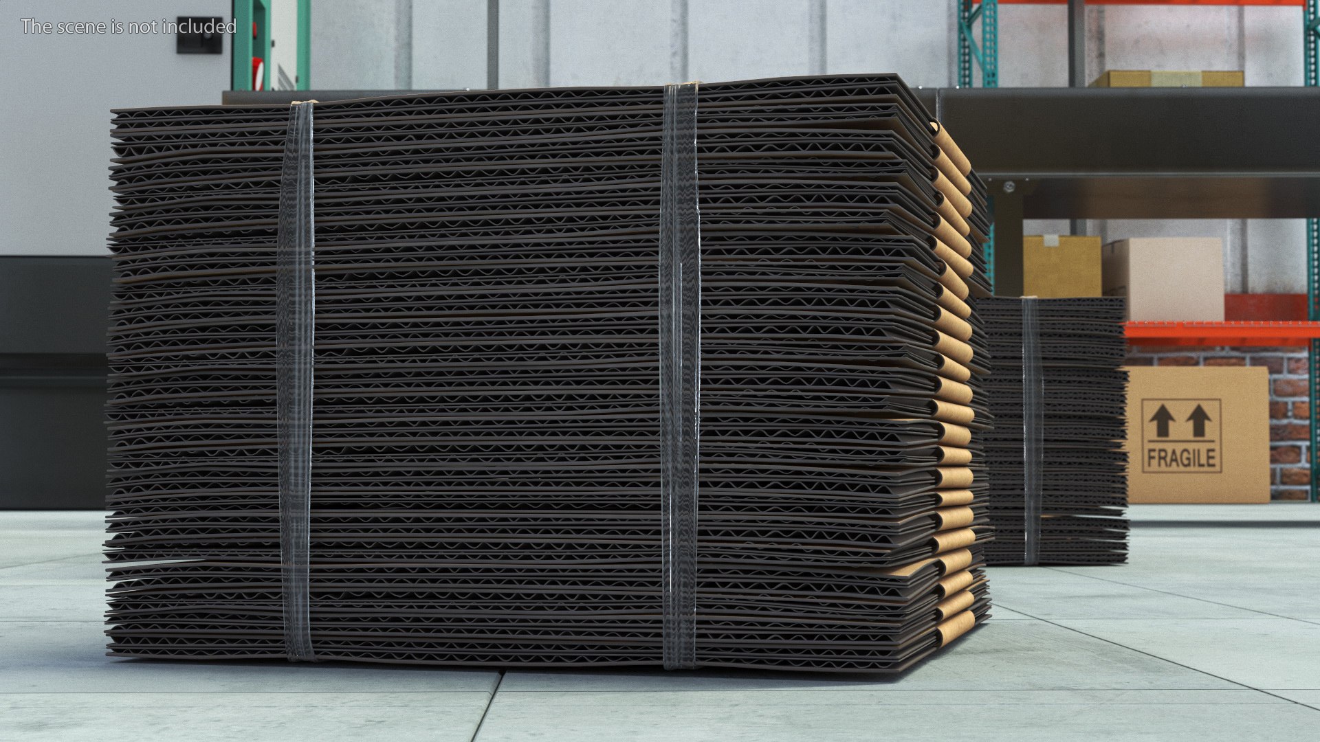 Stack of Folded Cardboard Boxes 3D - TurboSquid 2135019