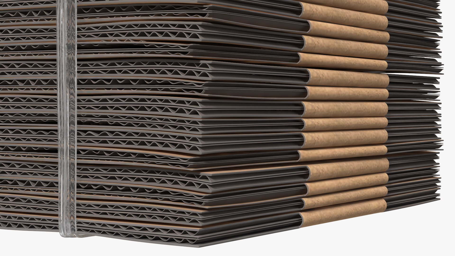 Stack of Folded Cardboard Boxes 3D - TurboSquid 2135019