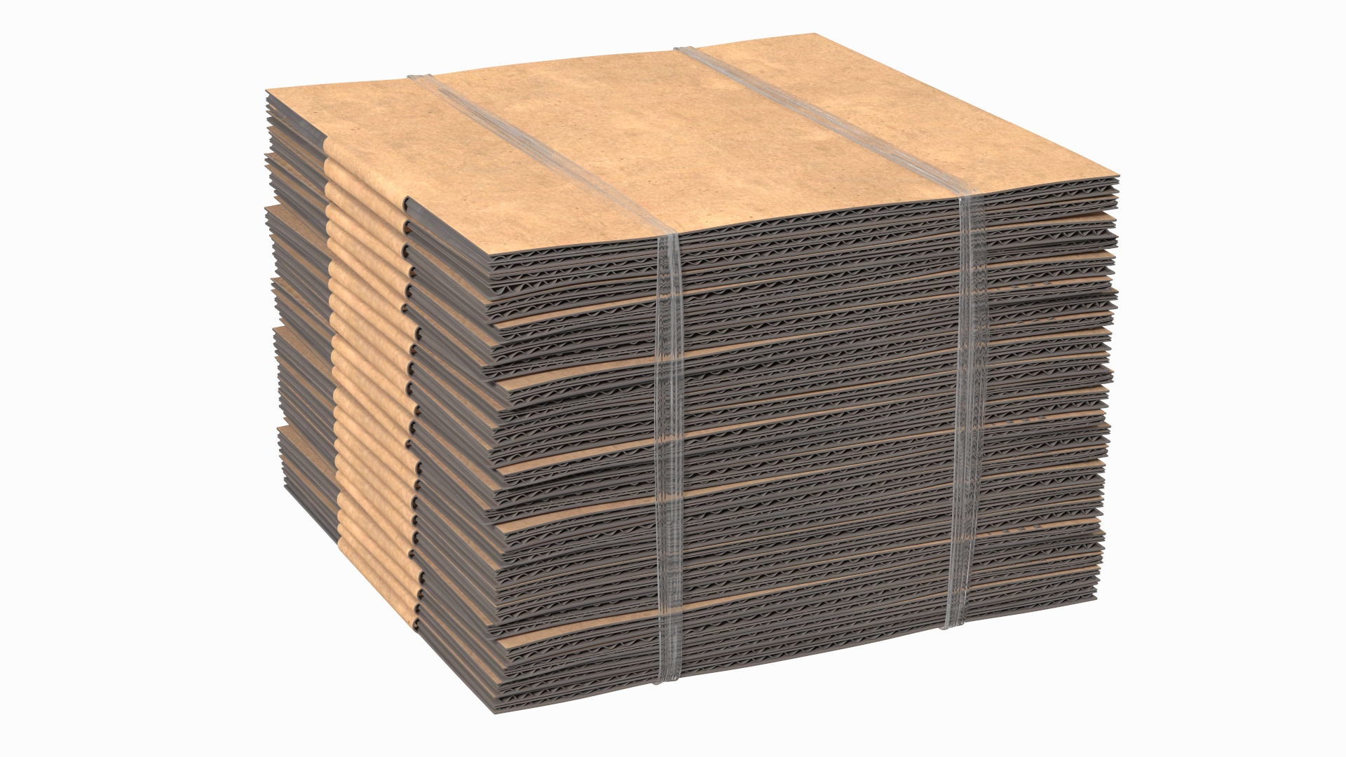 Stack of Folded Cardboard Boxes 3D - TurboSquid 2135019