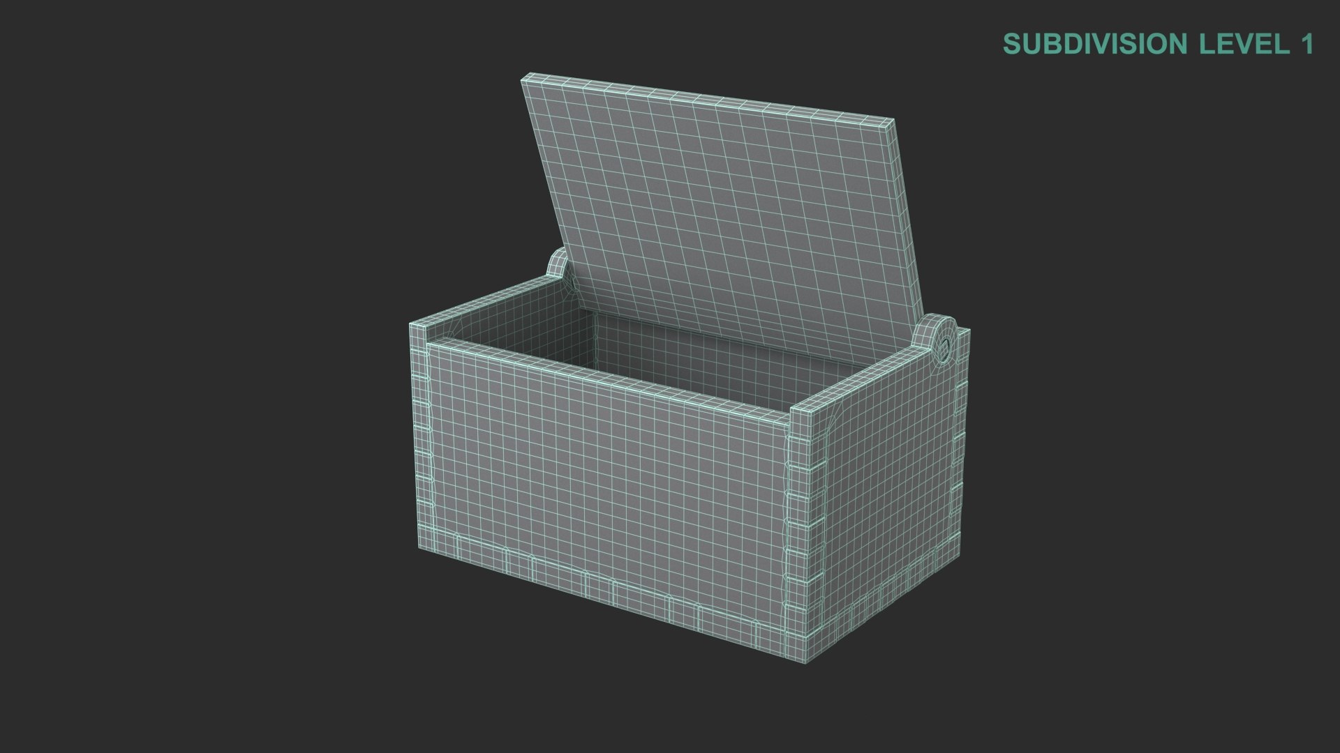 3D Wooden Box Model - TurboSquid 2035201