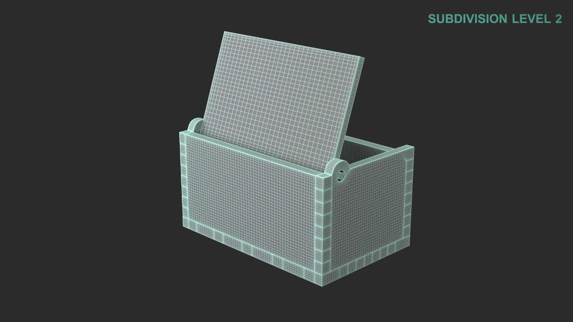 3D Wooden Box Model - TurboSquid 2035201