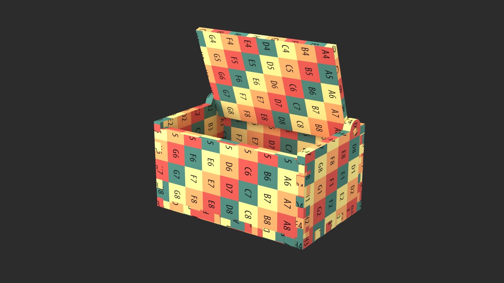 3D Wooden Box Model - TurboSquid 2035201