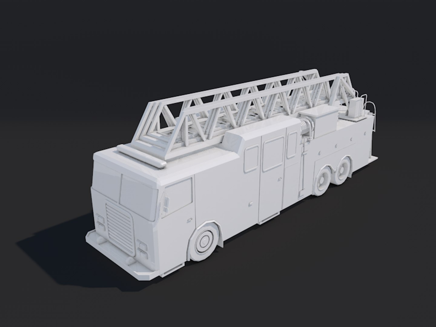 Semi Truck 3d 3ds